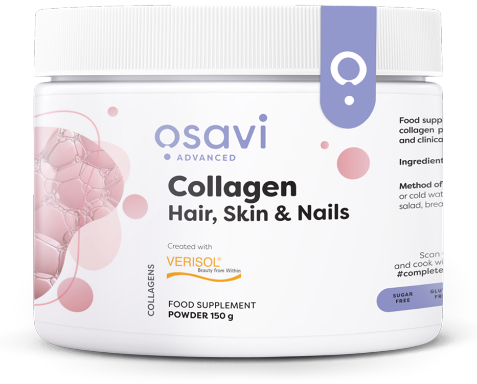 Osavi Collagen Peptides Hair, Skin & Nails 150g – Gymstop.co.uk